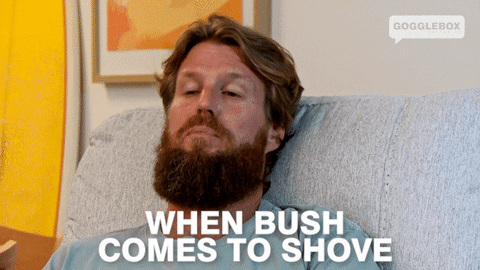 When Push Comes To Shove Bush GIF by Gogglebox Australia - Find & Share ...
