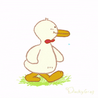 Duck Running Gif