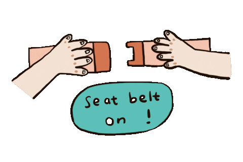 Seat Belt Sticker by cypru55 for iOS & Android | GIPHY