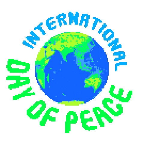 Peace Out World Sticker by INTO ACTION for iOS & Android | GIPHY