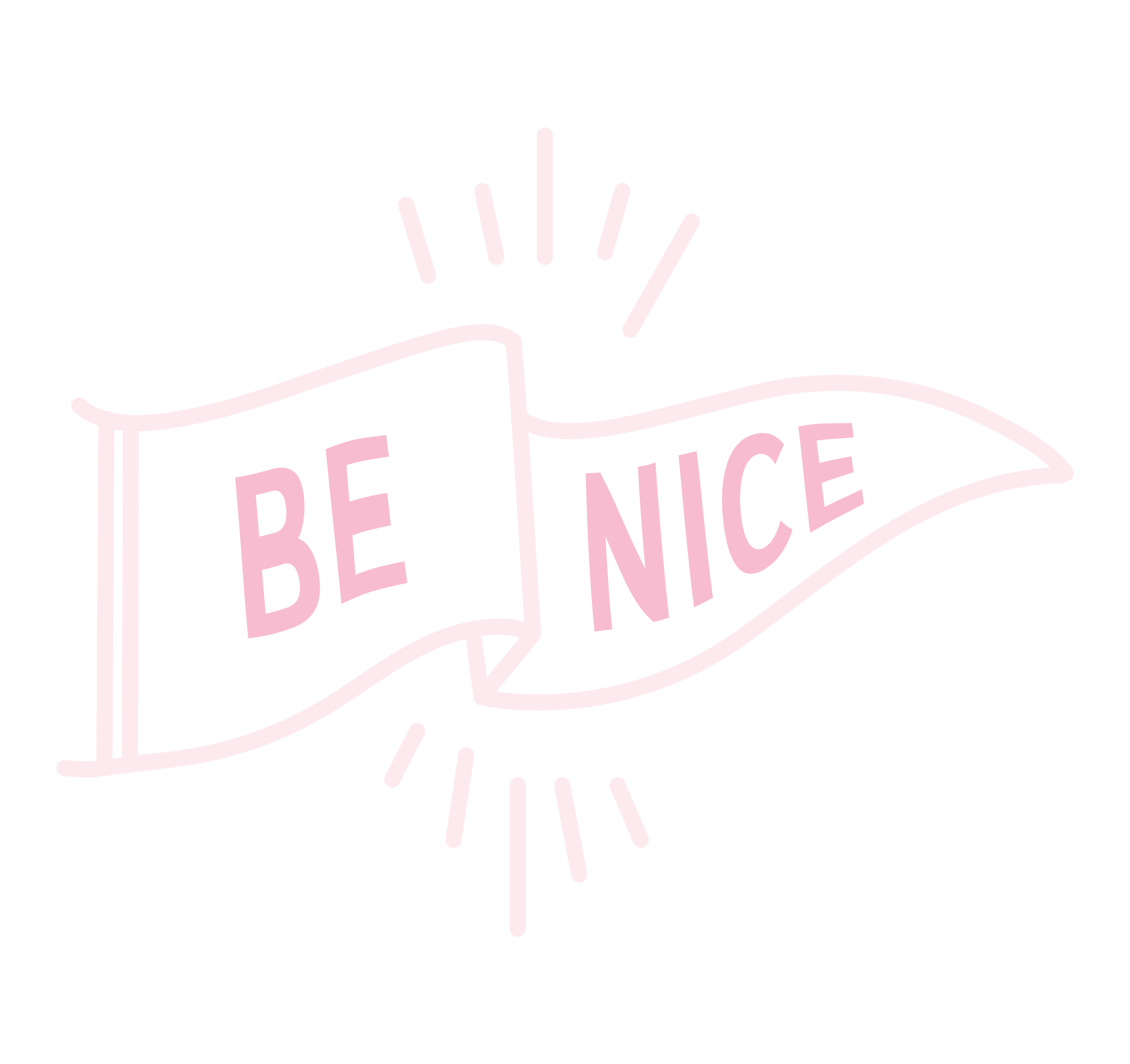 Pink Be Nice Sticker by Nice Branding Agency for iOS & Android | GIPHY