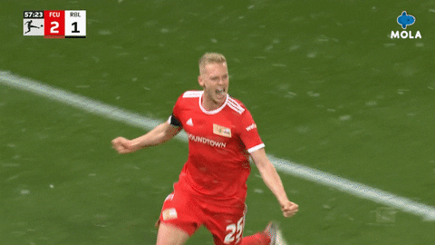 Union Berlin Reaction GIF by MolaTV - Find & Share on GIPHY