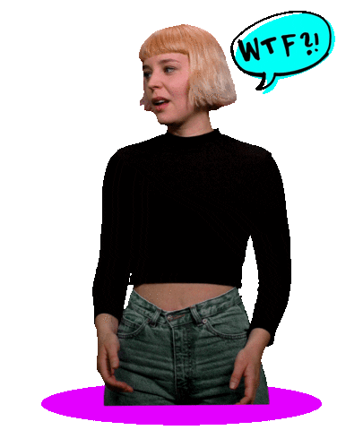 Girl Reaction Sticker by Kochstrasse™ for iOS & Android | GIPHY