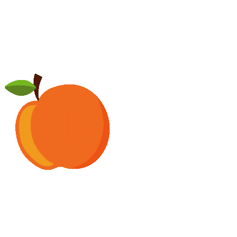 Fruit Peach Sticker by refruiting for iOS & Android | GIPHY