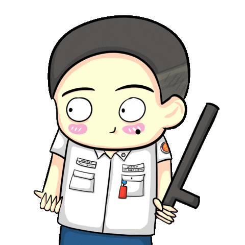 Security Guard Sticker by Sukrin for iOS & Android | GIPHY