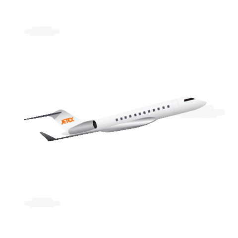 Private Jet Plane Sticker by Jetex for iOS & Android | GIPHY