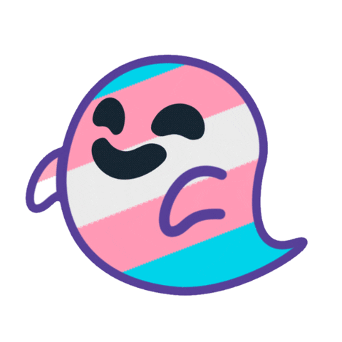 Ghost Lgbt Sticker by Happip for iOS & Android | GIPHY