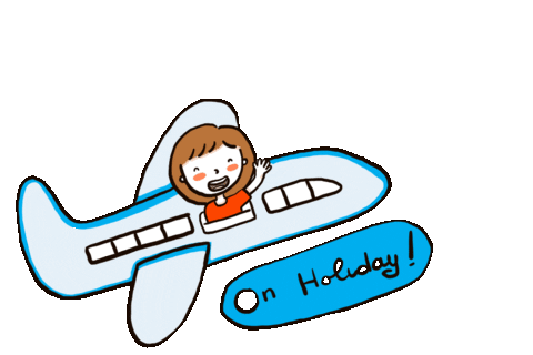 Holiday Airplane Sticker by cypru55 for iOS & Android | GIPHY