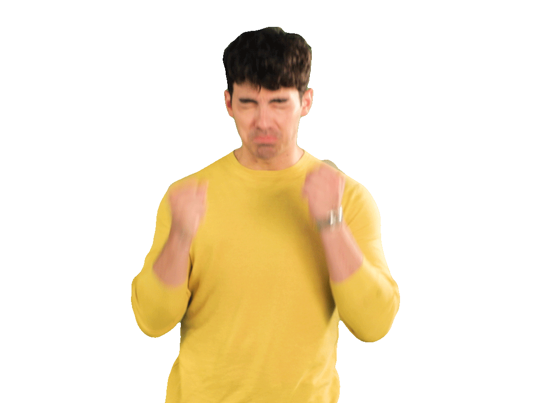 Scared Joe Jonas Sticker by Jonas Brothers for iOS & Android | GIPHY