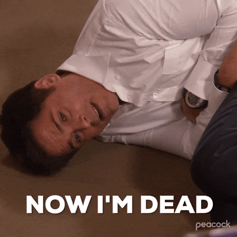 Im Dead Season 2 GIF by Parks and Recreation - Find & Share on GIPHY