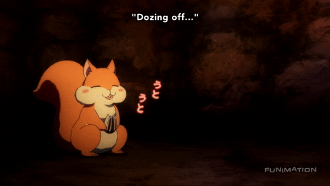 Squirrel Sleeping GIF by Funimation - Find & Share on GIPHY