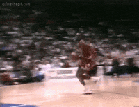 Michael Jordan Dunk Gif