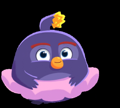 Purple Angry Bird Clip Art