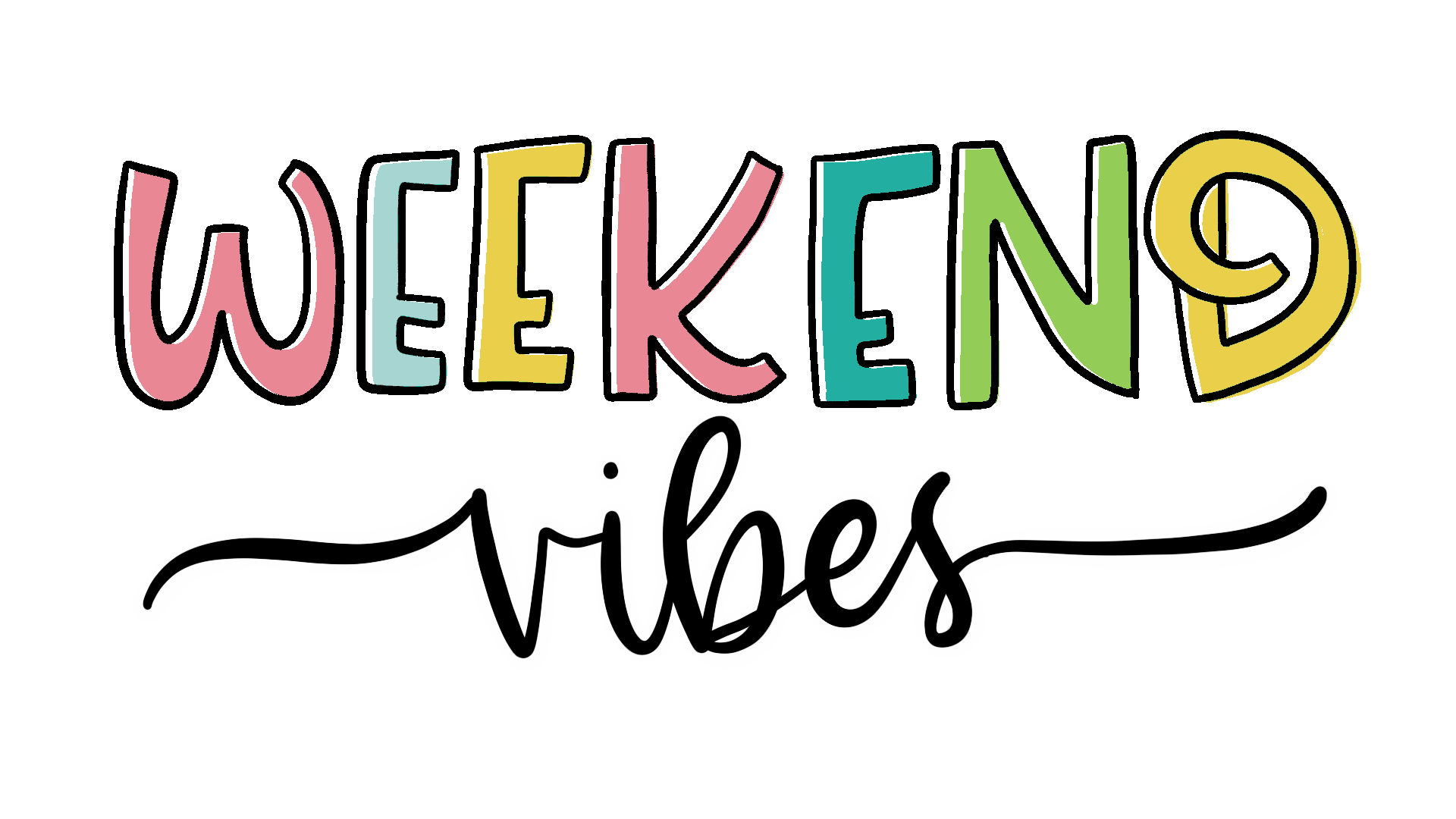 Rainbow Weekend Sticker for iOS & Android | GIPHY