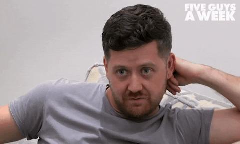 Man What GIF by Five Guys A Week - Find & Share on GIPHY