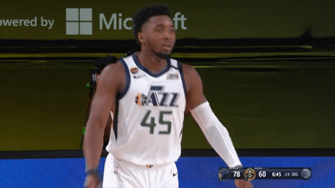 Donovan Mitchell Nba GIF by Utah Jazz - Find & Share on GIPHY
