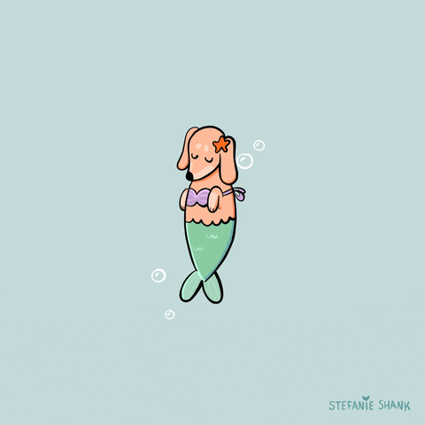 Mermaid Dog GIFs - Get the best GIF on GIPHY