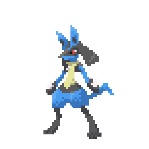 Lucario Sprite Gif