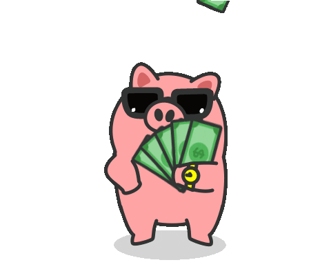 Money Pig Sticker by JKOPAY for iOS & Android | GIPHY