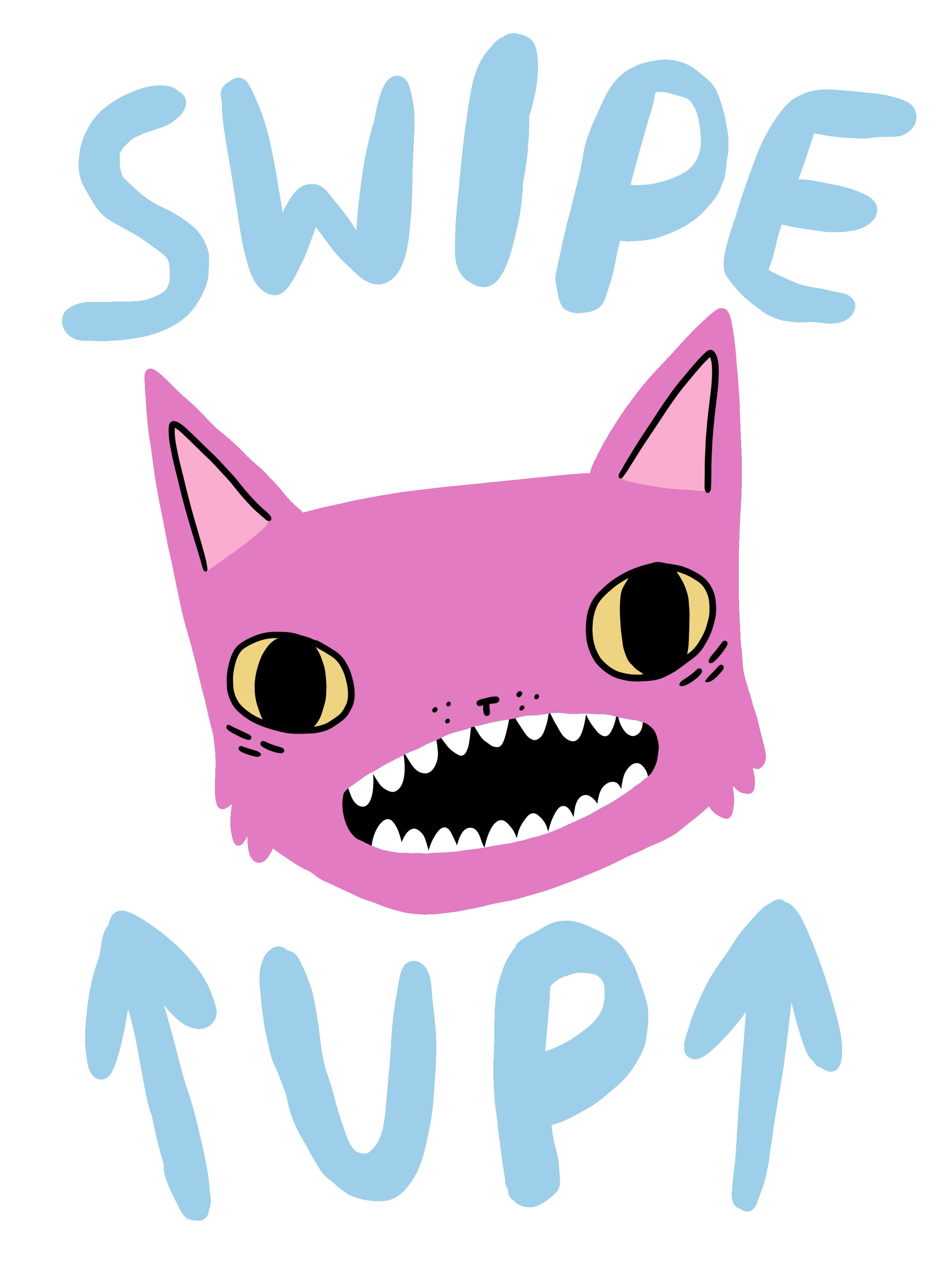 Cat Swipe Up Sticker by Tobyilikecats for iOS & Android | GIPHY
