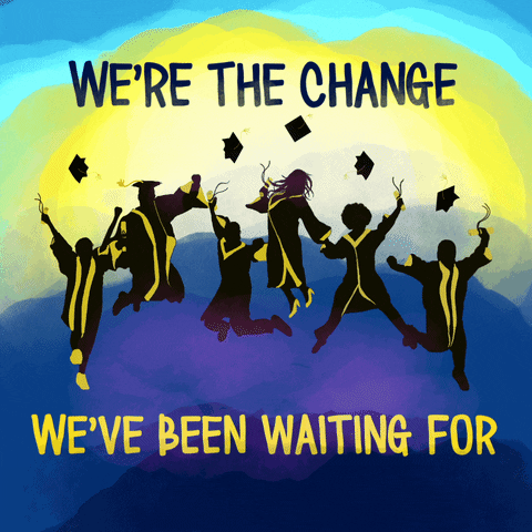 Graduation GIF by INTO ACTION - Find & Share on GIPHY