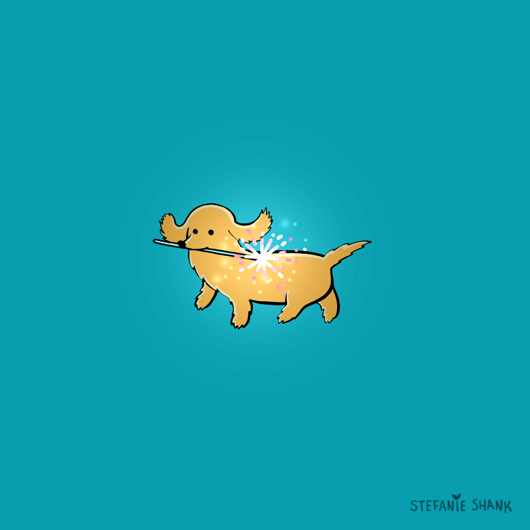 4Th Of July Dog GIF by Stefanie Shank - Find & Share on GIPHY