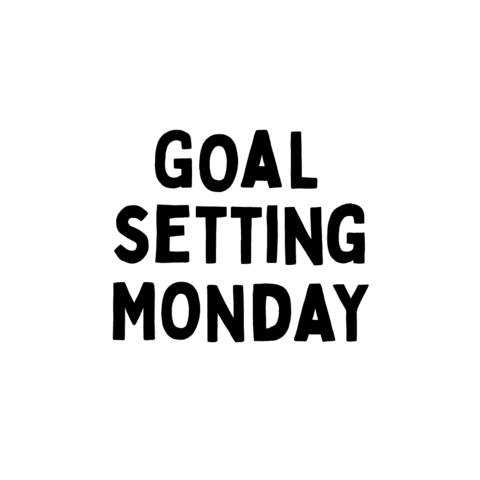 Goal Monday Sticker by Tracey Hoyng for iOS & Android | GIPHY