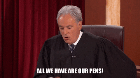 All-we-have-are-our-pens GIFs - Get the best GIF on GIPHY