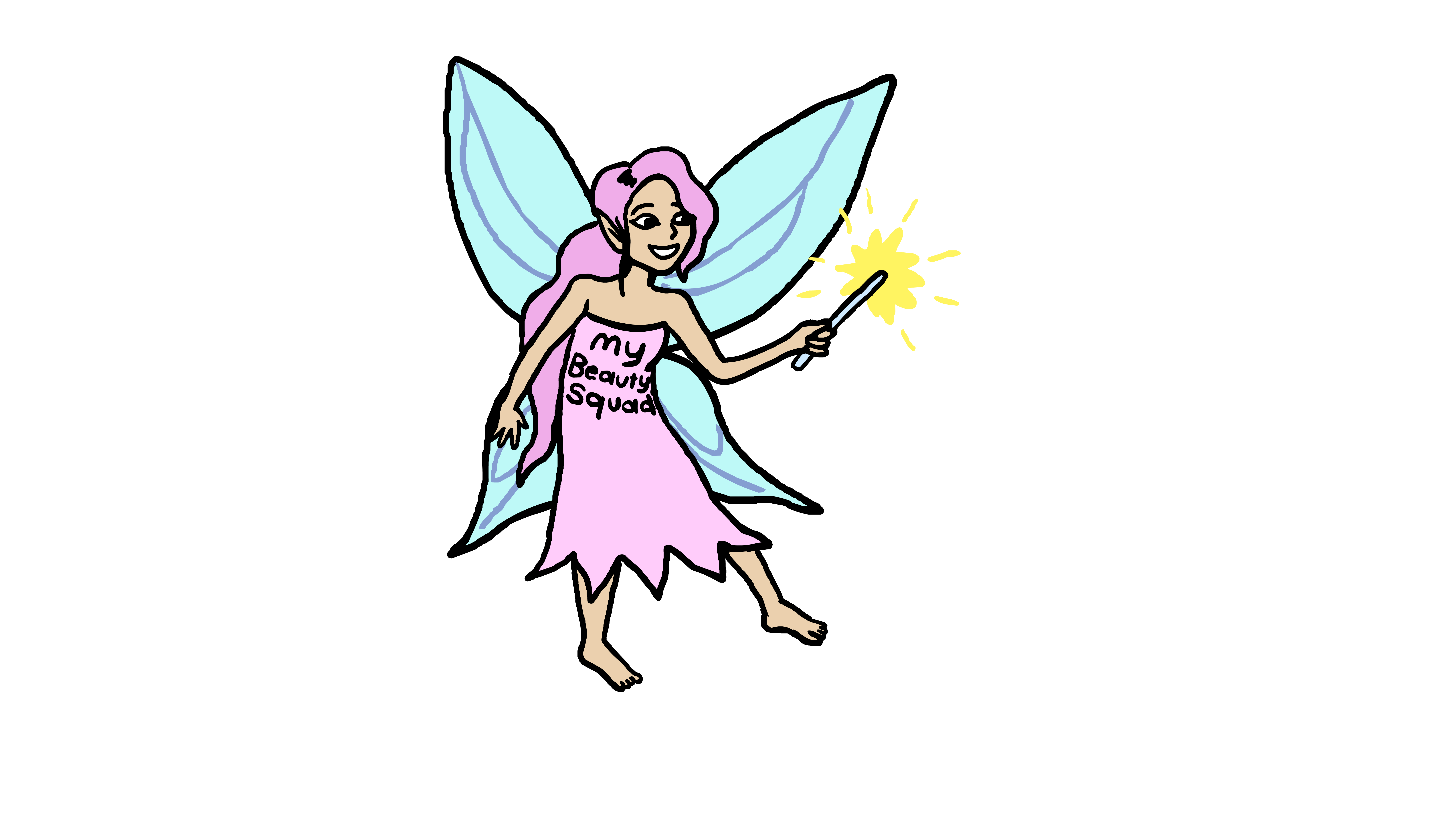 Pink Fairy Sticker by stalebagel for iOS & Android | GIPHY