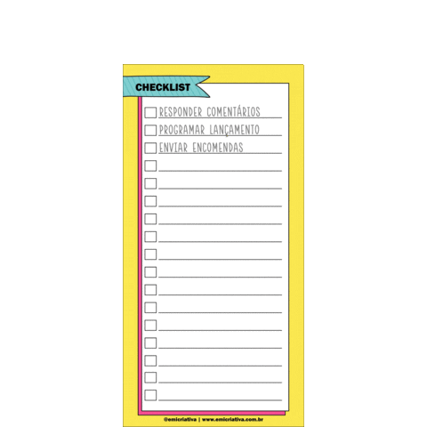 Planner Metas Sticker by Emi Criativa Papelaria for iOS & Android | GIPHY