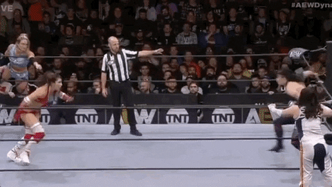 Hikaru Shida Wrestlingmatch GIF by All Elite Wrestling on TNT - Find ...