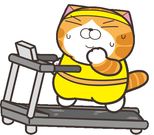 Cat Run Sticker by MochiDad for iOS & Android | GIPHY