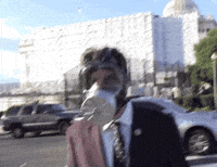 Creepy Gas Mask Gif