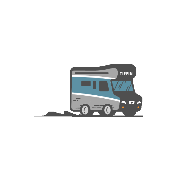 Rv Motorhome Sticker by Tiffin Motorhomes for iOS & Android | GIPHY
