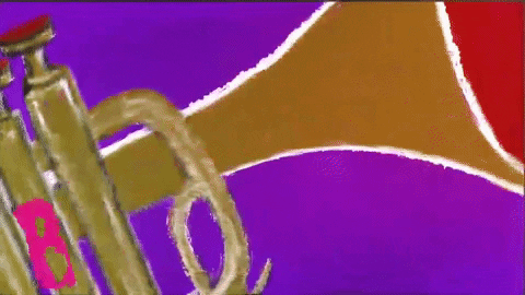Ba Ba Ba Trumpet GIF by Elvis Costello - Find & Share on GIPHY