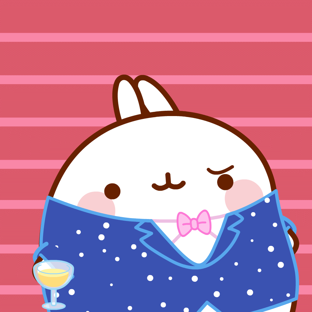 Happy Party By Molang Find And Share On Giphy