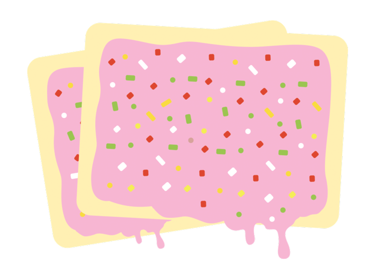 Breakfast Strawberry Sticker by Pop-Tarts for iOS & Android | GIPHY