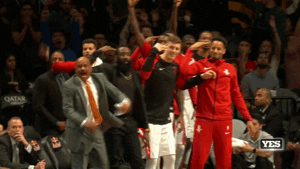 Celebrate Three Point GIF by NBA - Find & Share on GIPHY