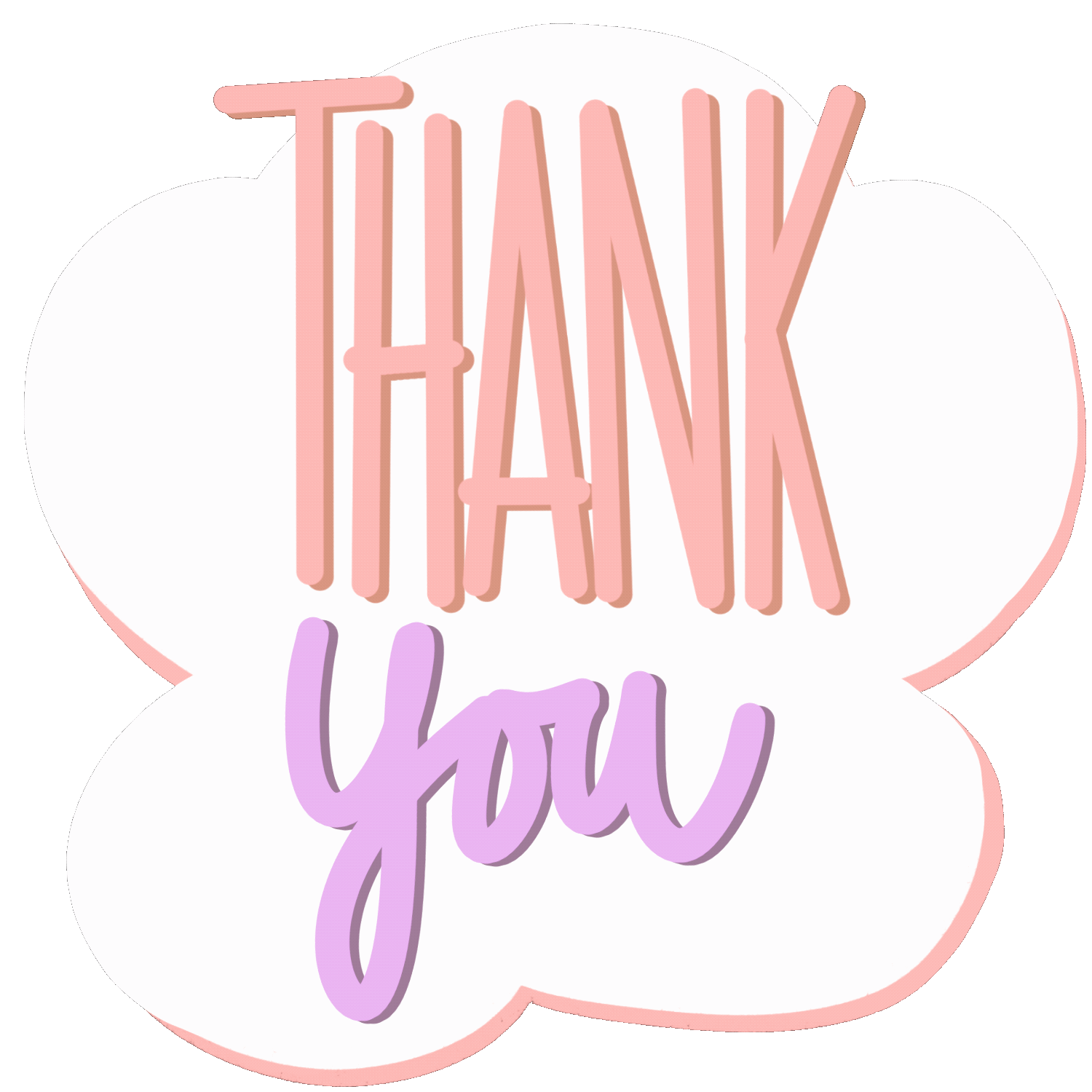 Thanks Thank You Sticker by Design Jord for iOS & Android | GIPHY