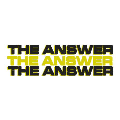 The Answer Sticker by Dark Medicine for iOS & Android | GIPHY