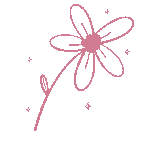 Pink Flower Sticker for iOS & Android | GIPHY