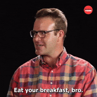Eat-your-breakfast GIFs - Get the best GIF on GIPHY
