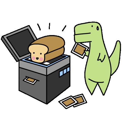 Office Scanning Sticker by Loof and Timmy for iOS & Android | GIPHY