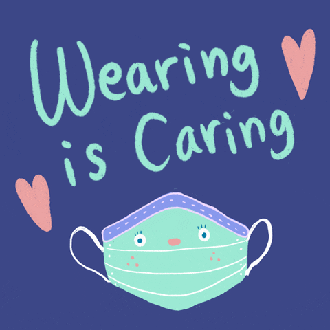 Mask Health GIF by curly_mads - Find & Share on GIPHY