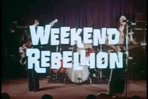 Weekend-rebellion GIFs - Get the best GIF on GIPHY