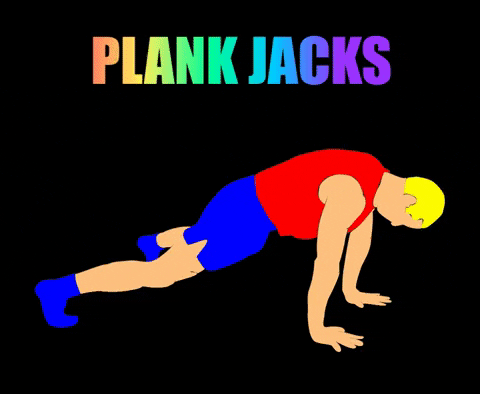 Plank-jack GIFs - Get the best GIF on GIPHY