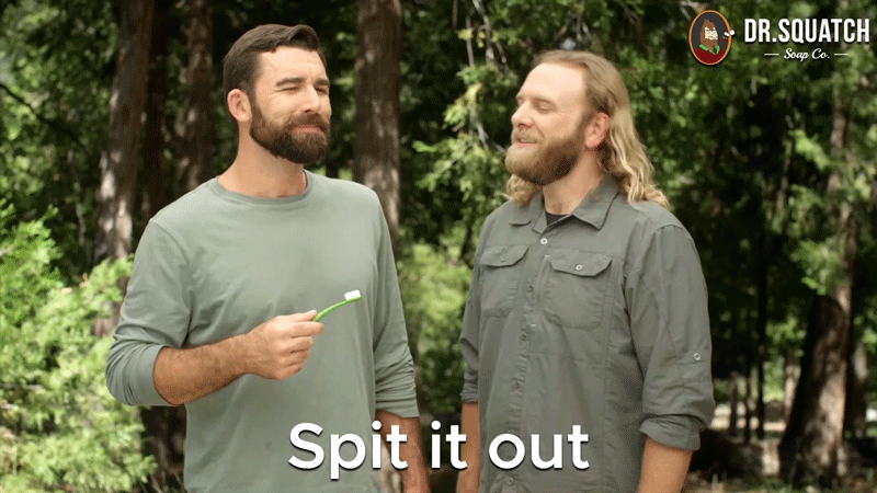Spit It Out GIF by DrSquatchSoapCo - Find & Share on GIPHY