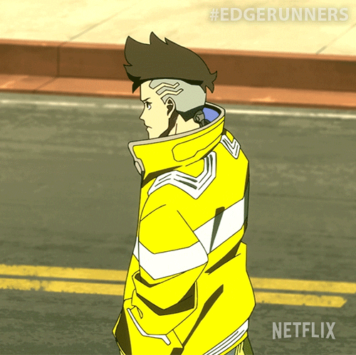 On My Way Netflix GIF by Cyberpunk: Edgerunners - Find & Share on GIPHY