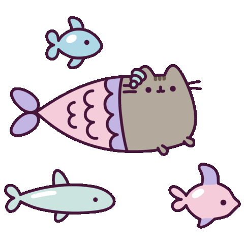 Fish Singing Sticker by Pusheen for iOS & Android | GIPHY