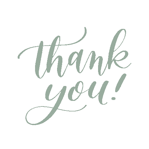 Thank You Calligraphy Gif